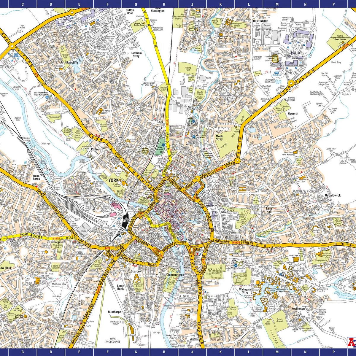 A-Z Map of York 1000 Piece Jigsaw Puzzle - The Great Yorkshire Shop