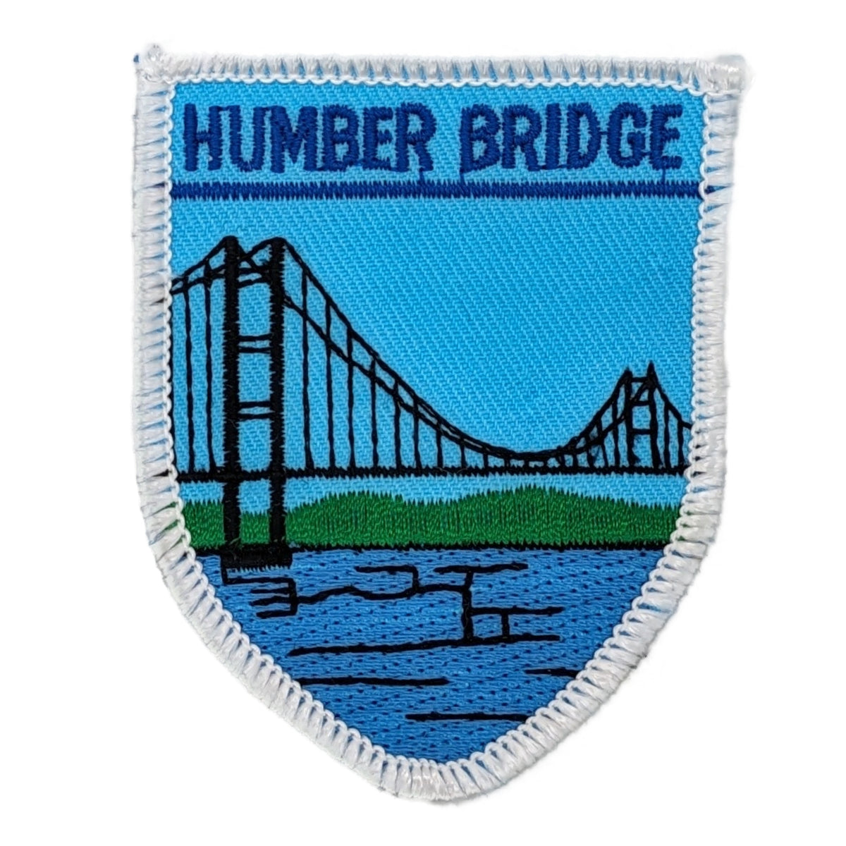Humber Bridge Embroidered Patch Badge | The Great Yorkshire Shop