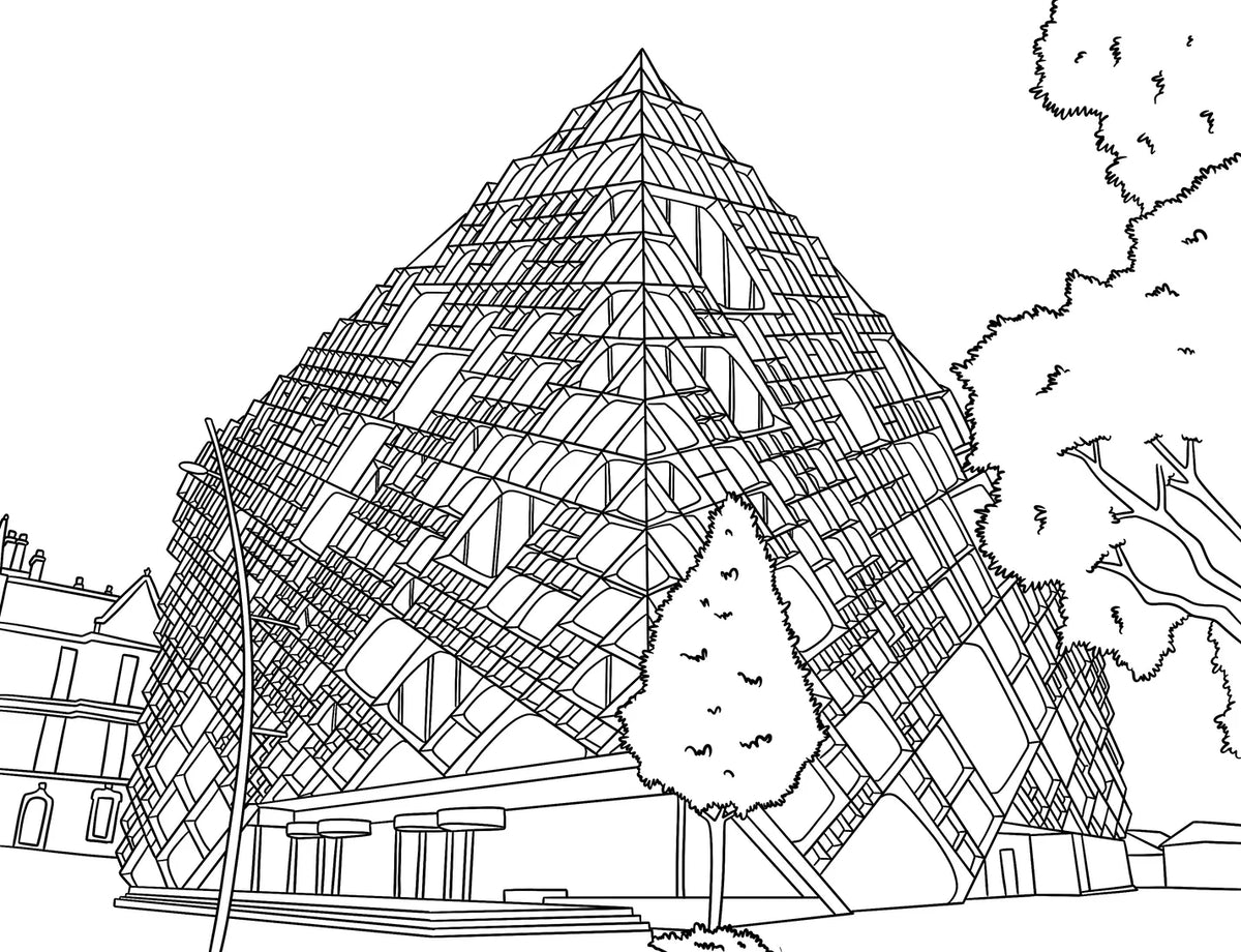 Colour in Sheffield A4 Colouring Book - The Great Yorkshire Shop