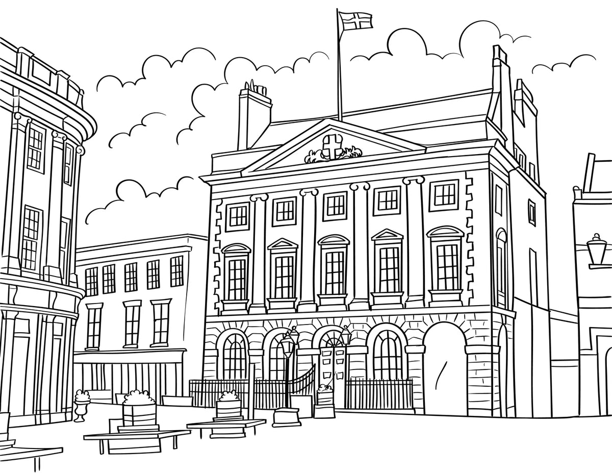 Colour in York A4 Colouring Book | The Great Yorkshire Shop