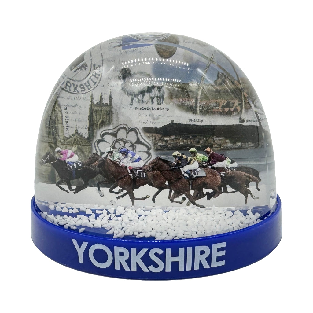 Yorkshire Collage Plastic Snow Globe | The Great Yorkshire Shop