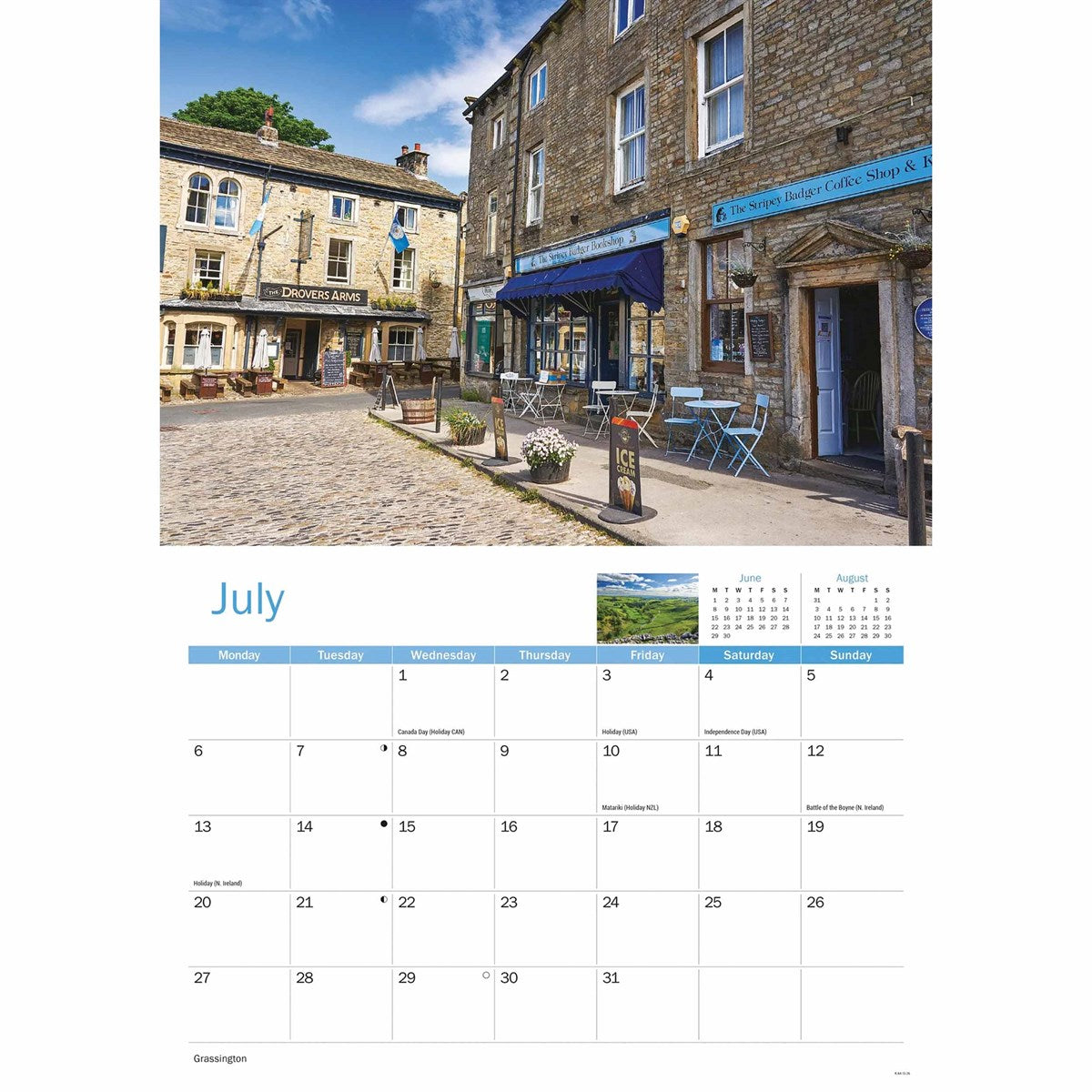 Yorkshire Dales 2026 A4 Calendar - The Great Yorkshire Shop
