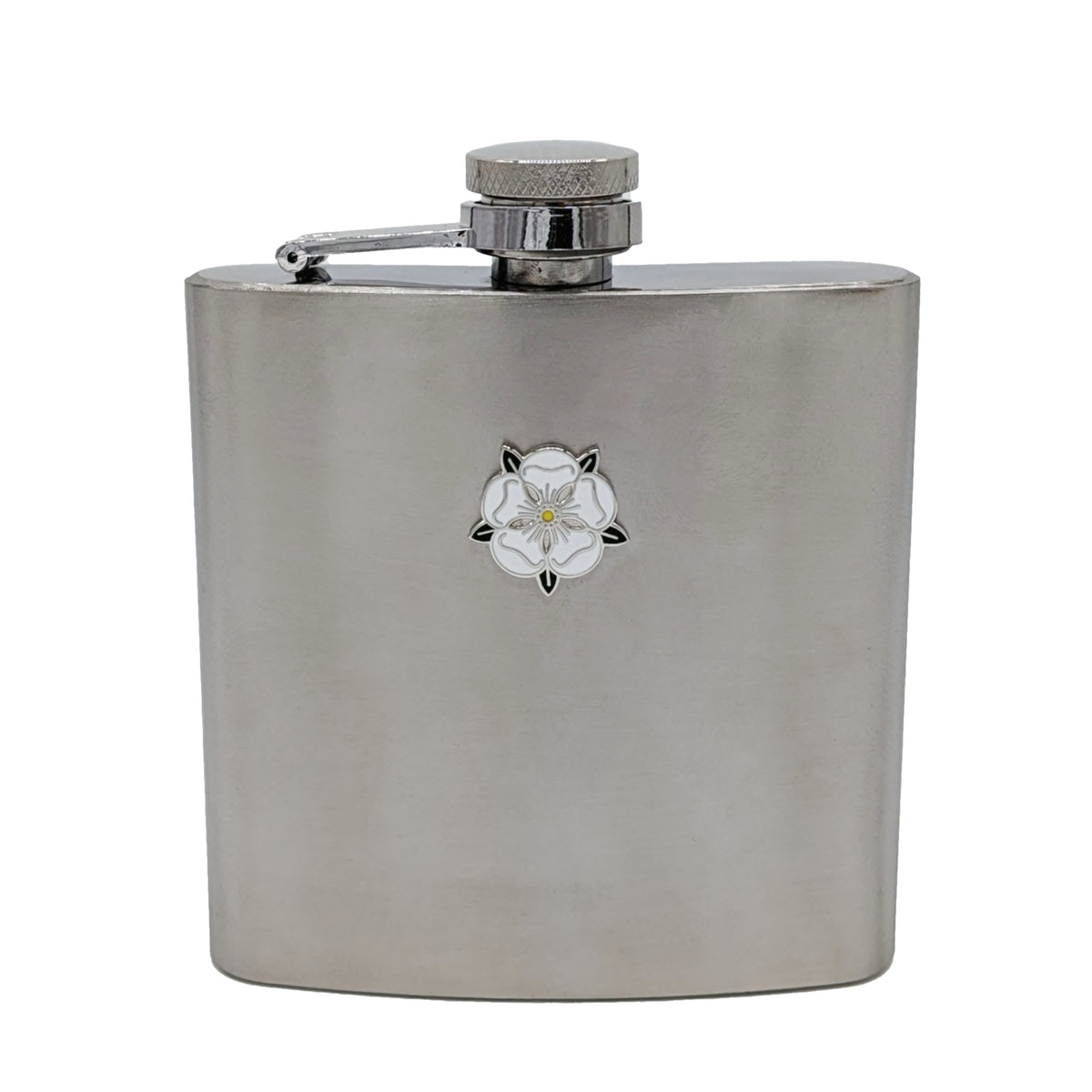 Traditional Yorkshire Rose Hip Flask | The Great Yorkshire Shop
