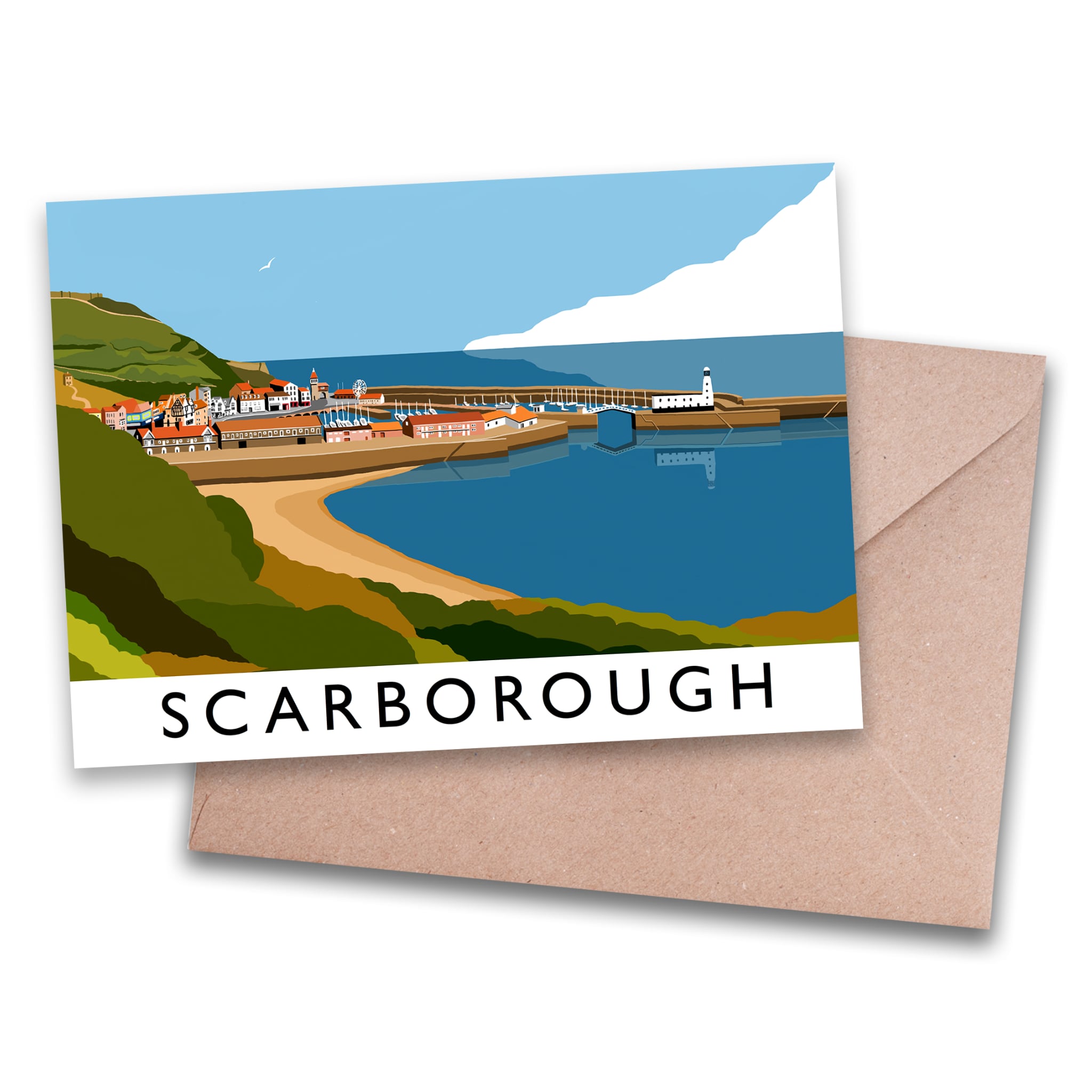 Scarborough Greeting Card | The Great Yorkshire Shop