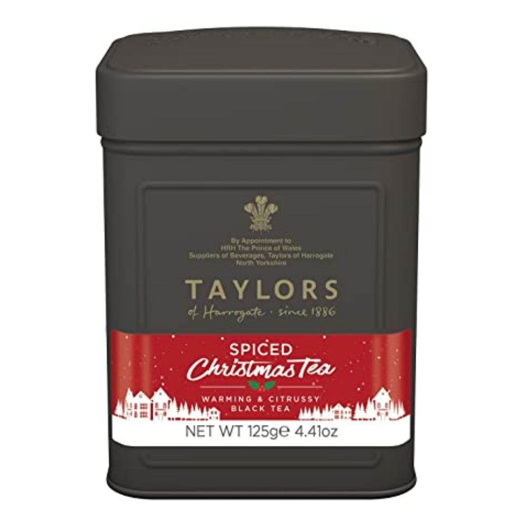 Christmas Spiced Loose Leaf Black Tea in Caddy | The Great Yorkshire Shop