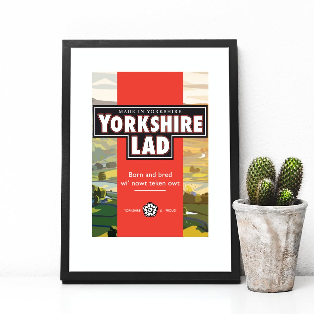 Yorkshire Lad Yorkshire Tea Print | The Great Yorkshire Shop